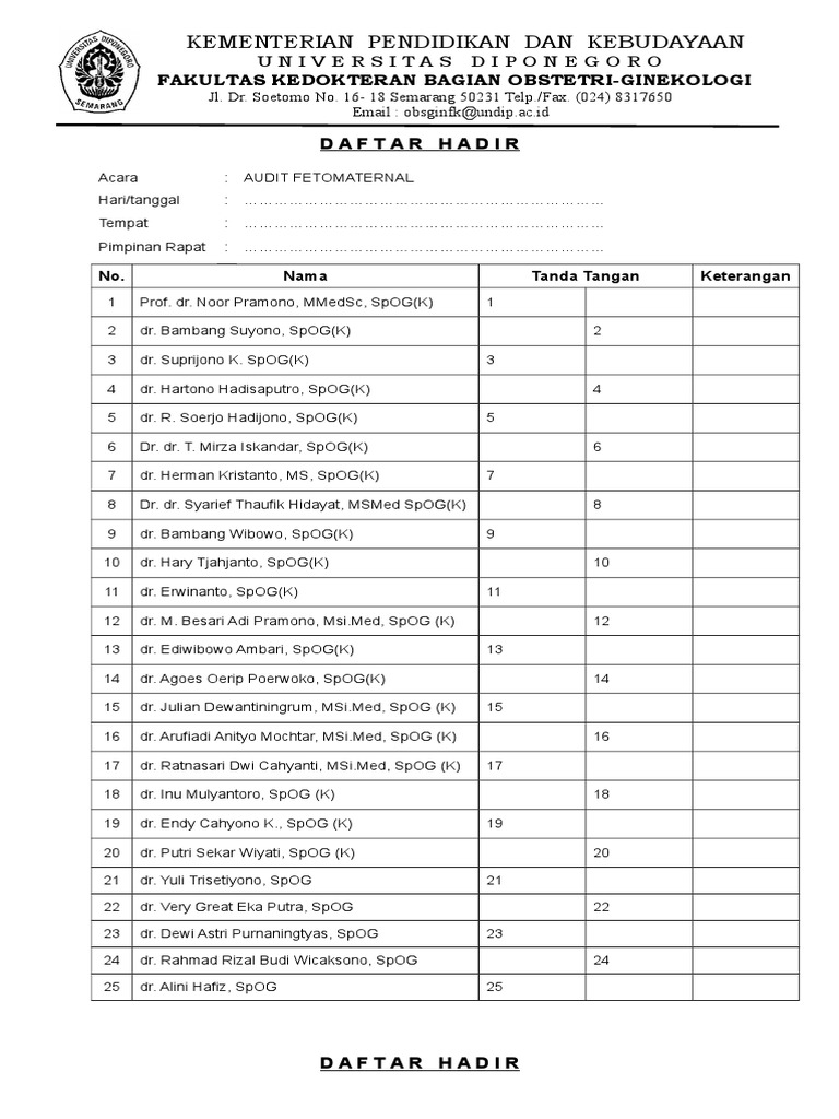 Absen Kita Kita | PDF