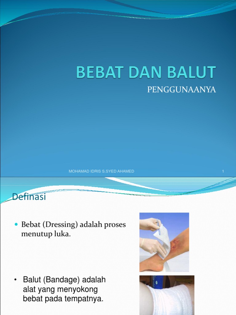 Panduan Bebat dan Balutan | PDF