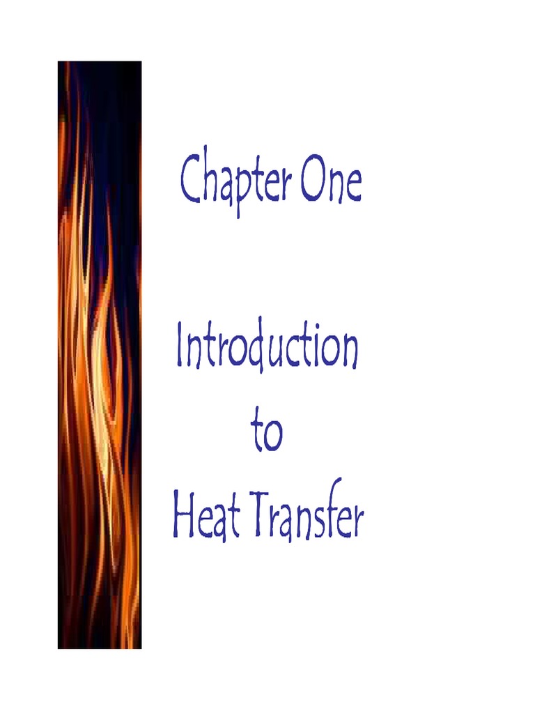 Lecture Notes Process Heat Transfer Chapter1 | PDF | Heat | Temperature