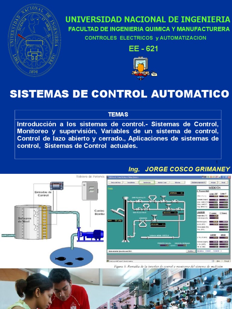Ejemplos de Sistemas de Control Automático | PDF | Sistema de control ...