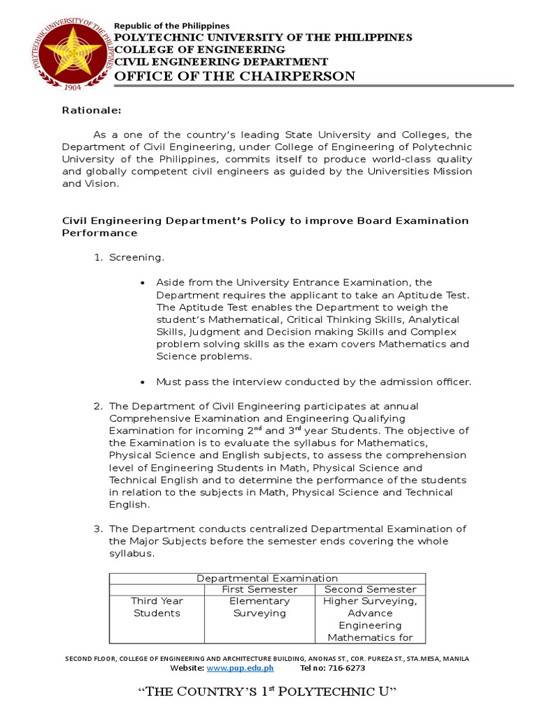 Strategy of CE To Board Exam | PDF | Test (Assessment) | Engineering