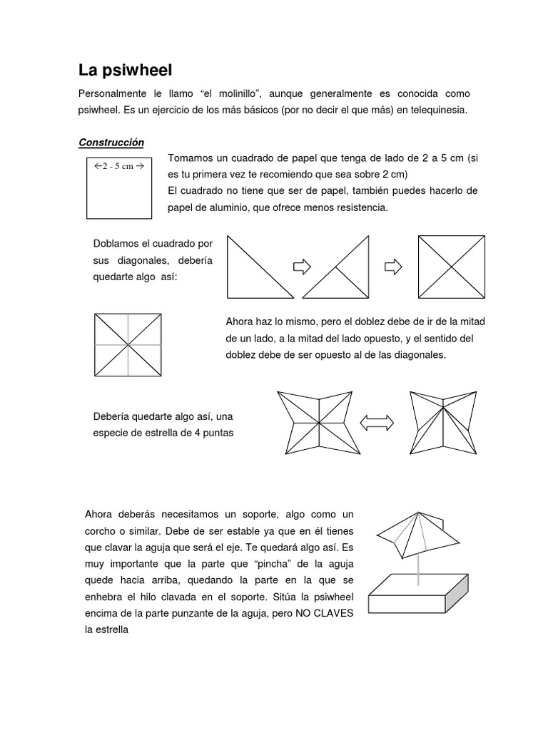 Cómo Hacer Girar una Psiwheel | PDF