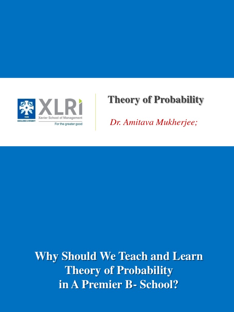 Probability Theory | Probability Theory | Probability