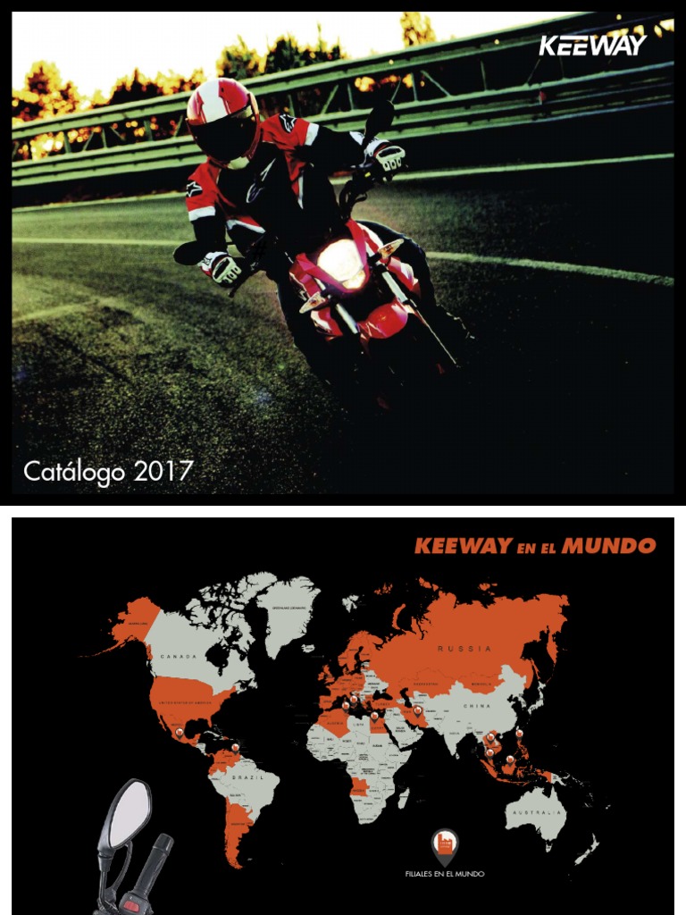 Catalogo Keeway | PDF | Motocicleta | Tecnología de vehículos