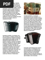 Notas para Acordeón GCF | PDF