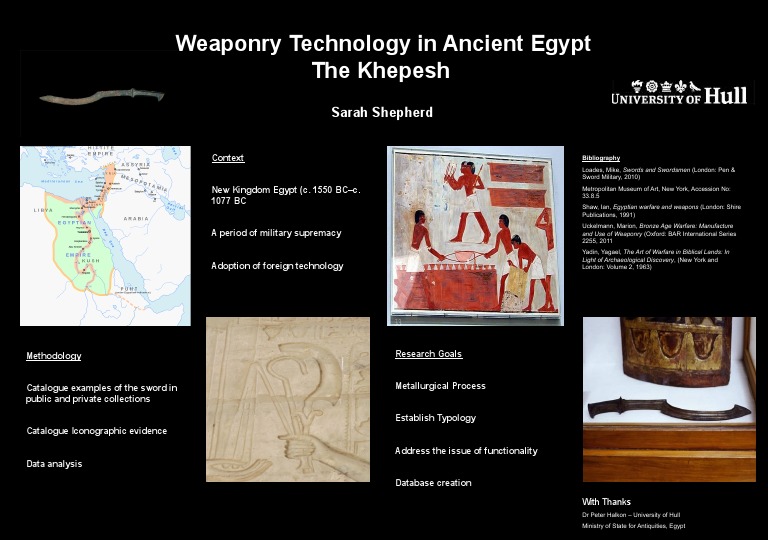 Weaponry Technology in Ancient Egypt | PDF | Ancient Egypt | Sword