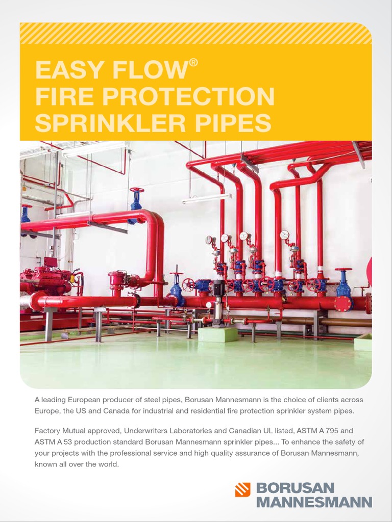 Easy Flow Fire Protection Sprinkler Pipes | PDF | Fire Sprinkler System ...