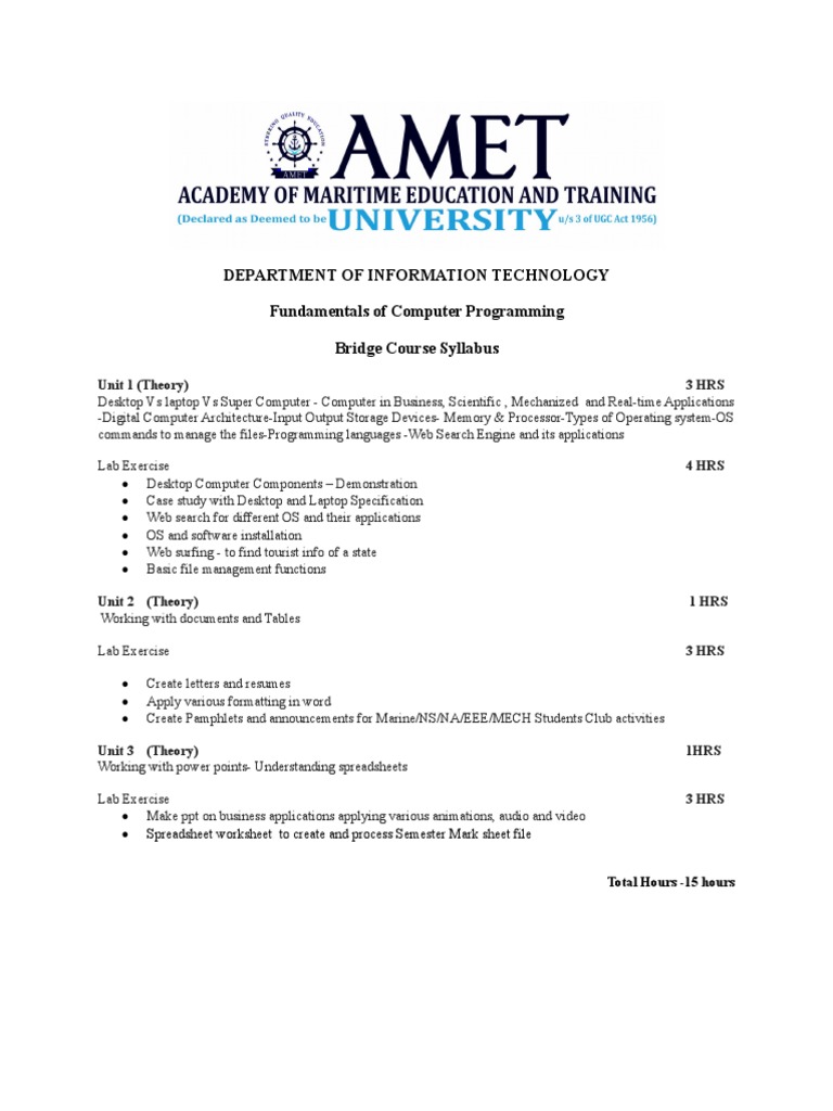 bridge-course-syllabus-it