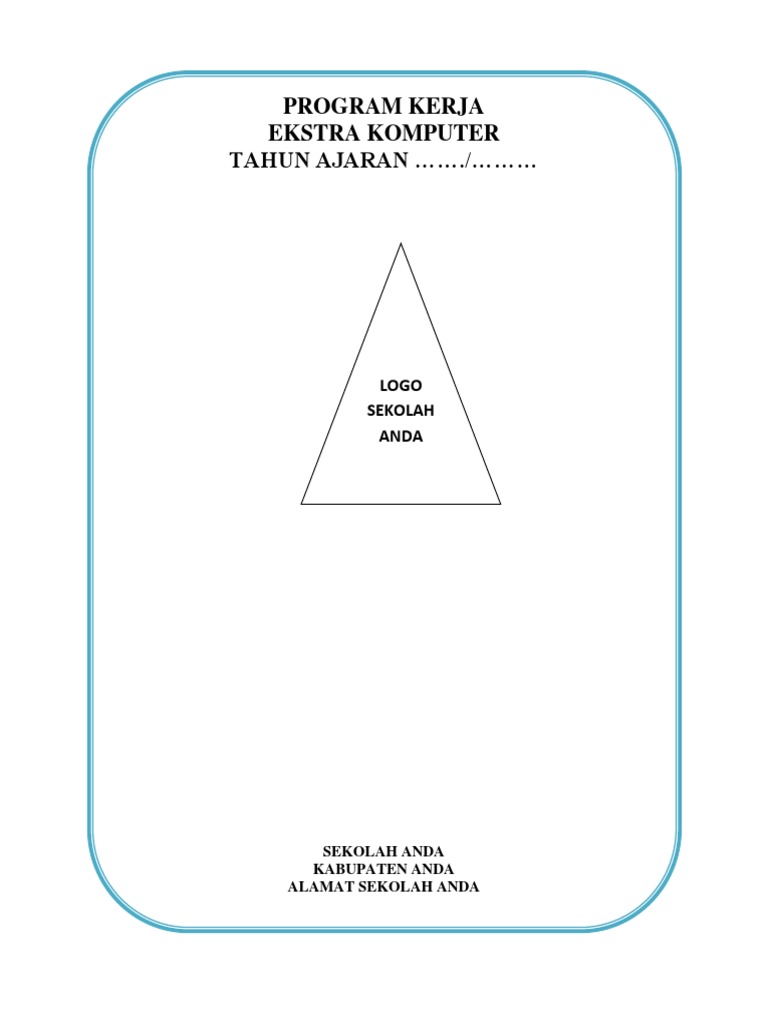 Contoh Program Kerja Ekstra Komputer | PDF