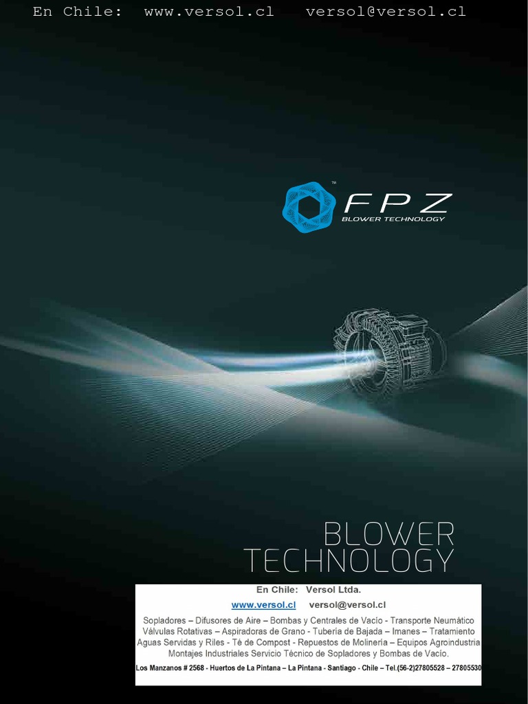 Bomba Vacio C Lateral FPZ TD | PDF | Gases | Energy Technology