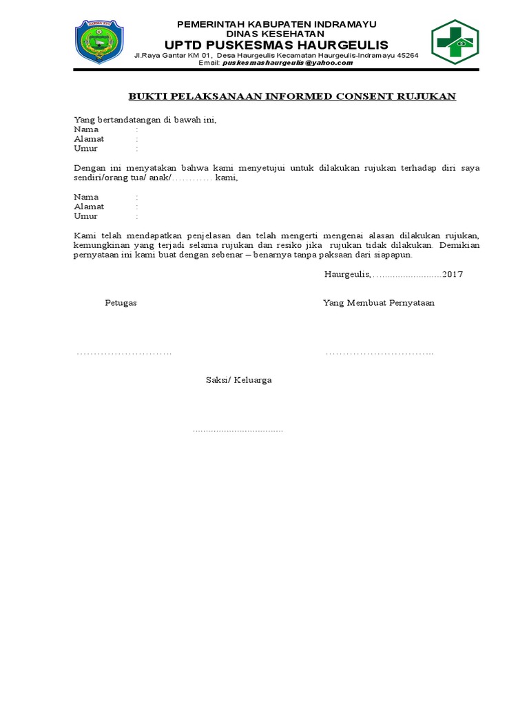 ep.4.BUKTI PELAKSANAAN INFORMED CONSENT RUJUKAN | PDF