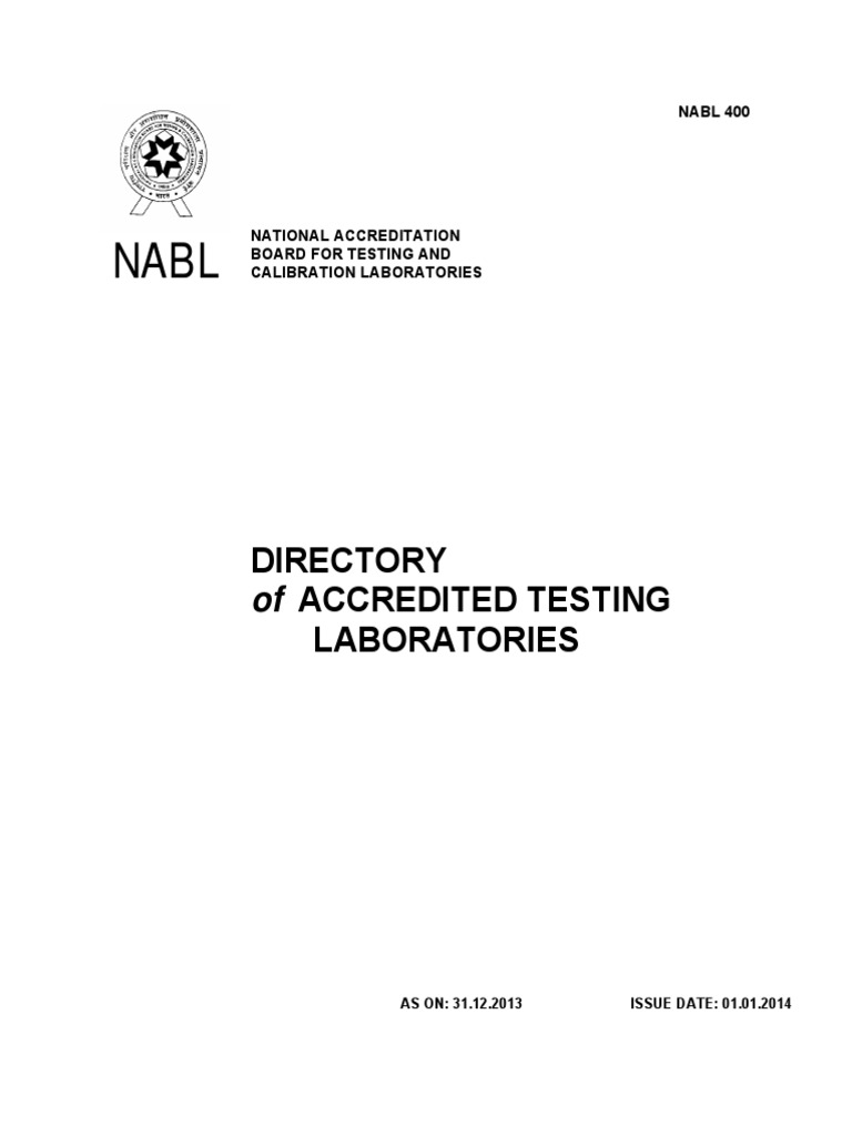 List of NABL Labs in India PDF | PDF