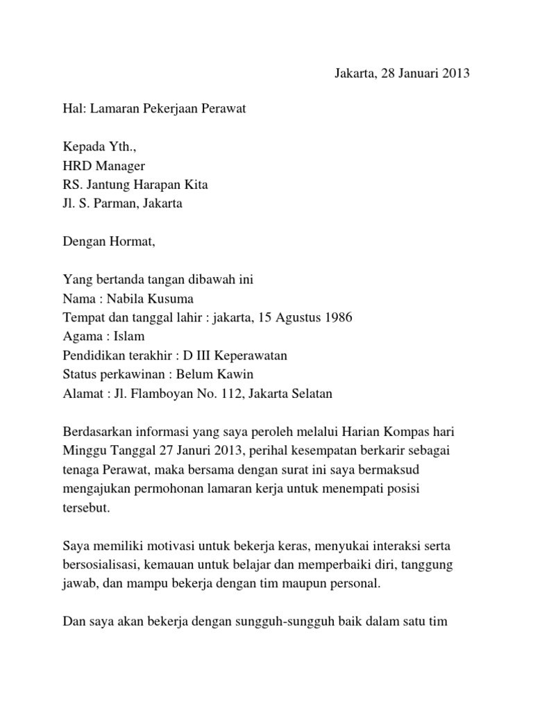Contoh Surat | PDF