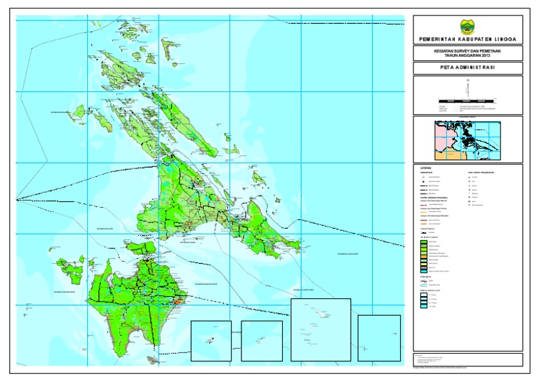 Peta Administrasi Lingga PDF | PDF