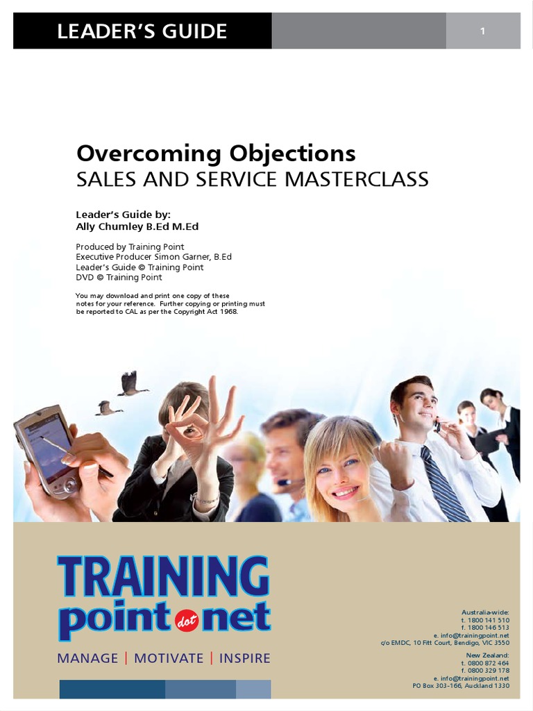 Overcoming Objections - Worksheet | Download Free PDF | Psychology | Psychological Concepts