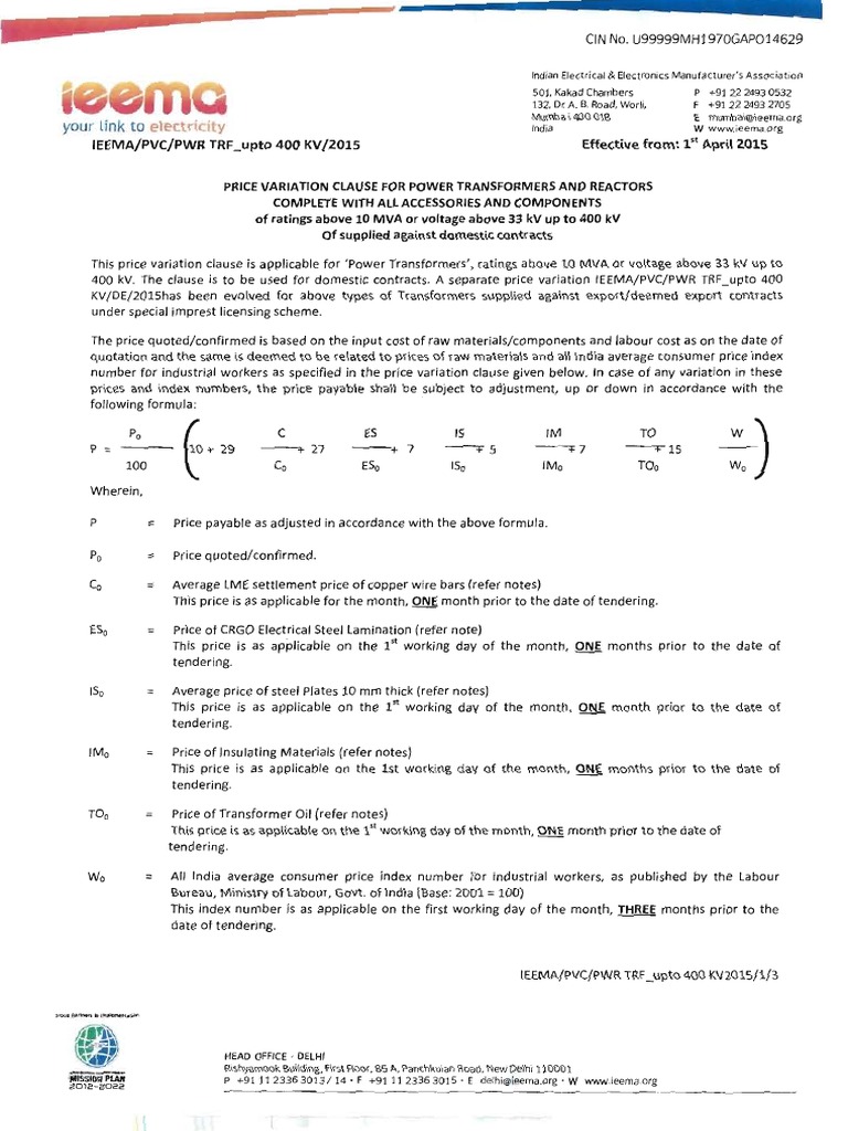 IEEMA Formula-Transformer | PDF