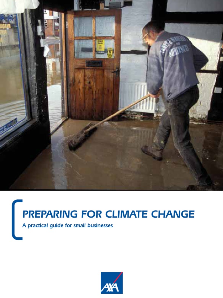 Axa Preparing For Climate Change | PDF | Risk Management | Insurance
