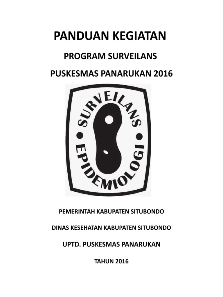 Panduan Surveilans Epidemiologi 2016 | PDF
