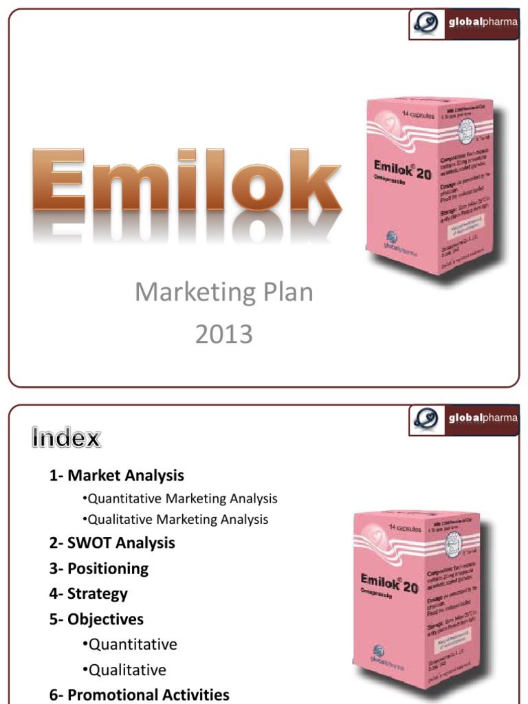 Emilok Marketing Plan 2017 | PDF | Gastroenterology | Drugs