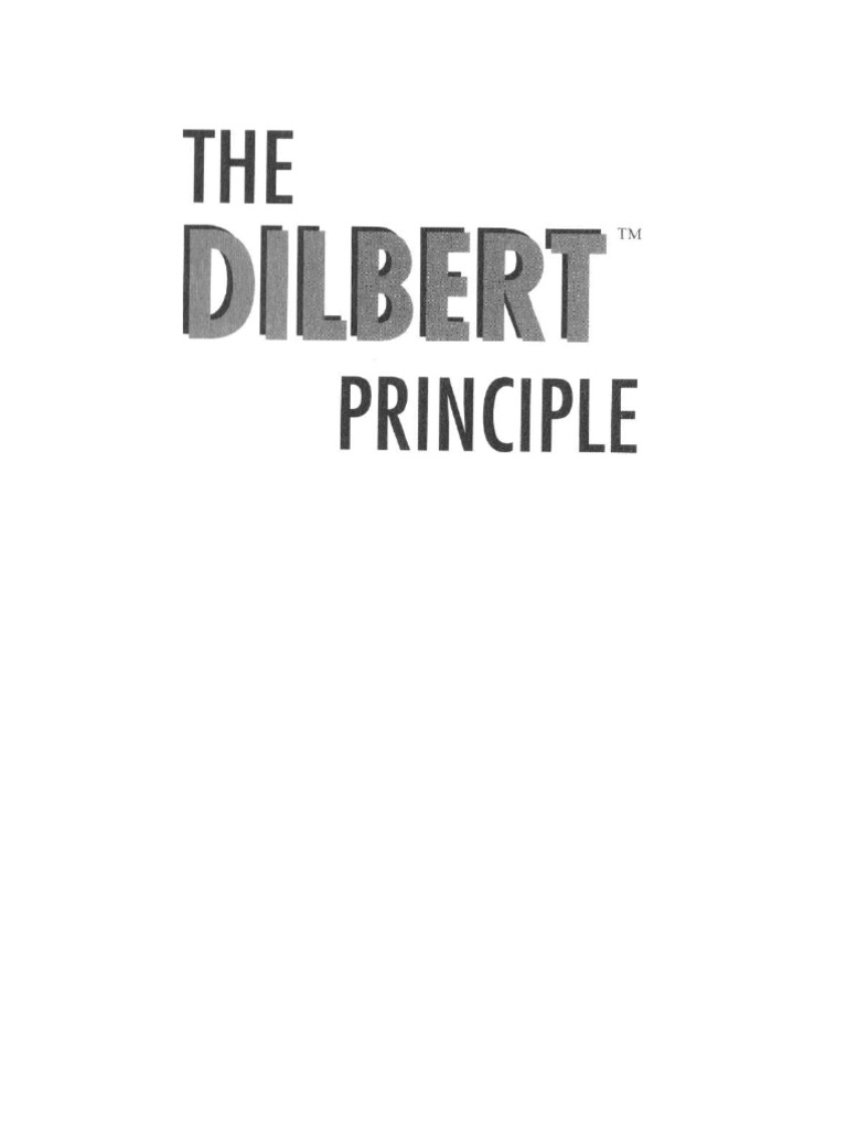 The Dilbert Principle - Scott Adams PDF | PDF | Hypnosis ...