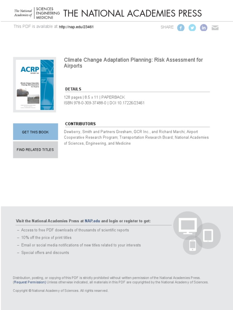 Climate Change Adaptation Planning: Risk Assessment For Airports | PDF ...