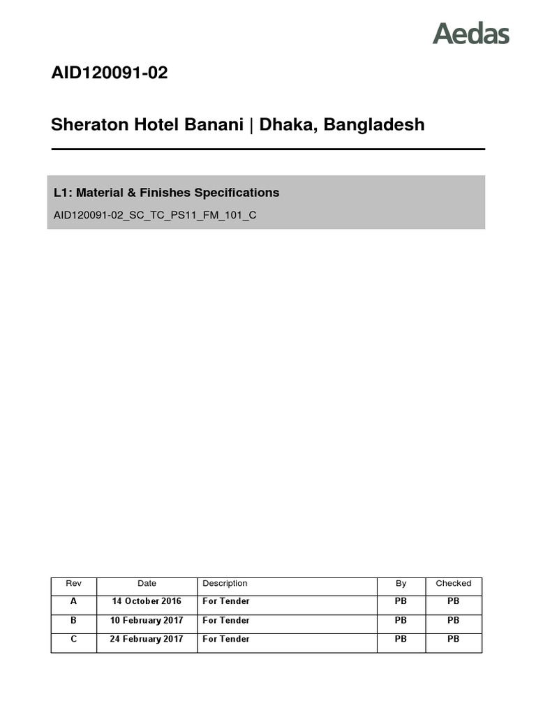 Aid120091-02 SC TC PS11 FM 101 C | PDF | Specification (Technical ...