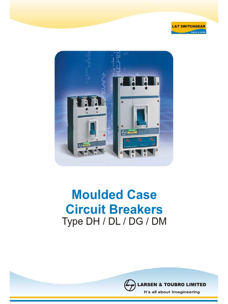 L&T MCCB DH Series Specifications | PDF | Insulator (Electricity) | Cable