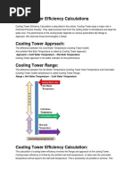 Cooling Tower Calculation Essentials | PDF | Heat Exchanger | Heat Transfer