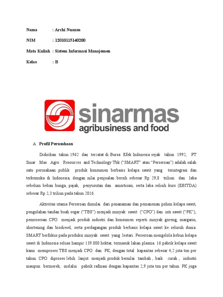 Profil Perusahaan Sinarmas | PDF