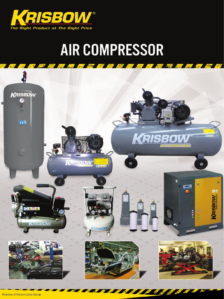 Air Compressor Brosur | PDF | Diesel Engine | Gas Compressor