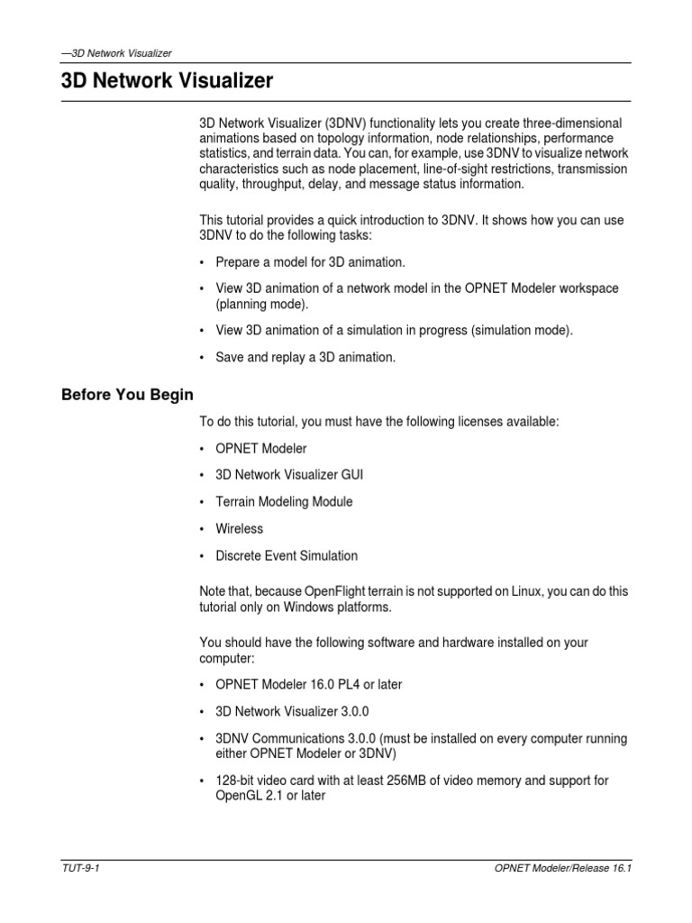 3dnv Tut Quick Start | PDF | 3 D Computer Graphics | Simulation