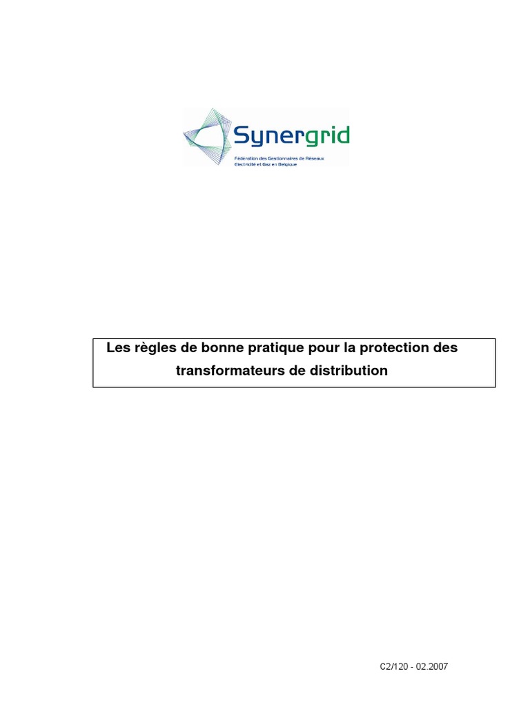 Protection Des Transformateur de Distribution PDF | PDF | Fusible ...