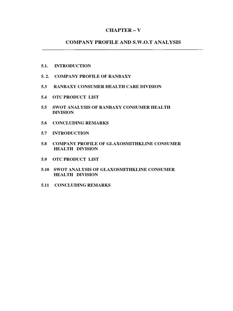 11 - Chapter 5 PDF | PDF | Glaxo Smith Kline | Pharmaceutical Drug