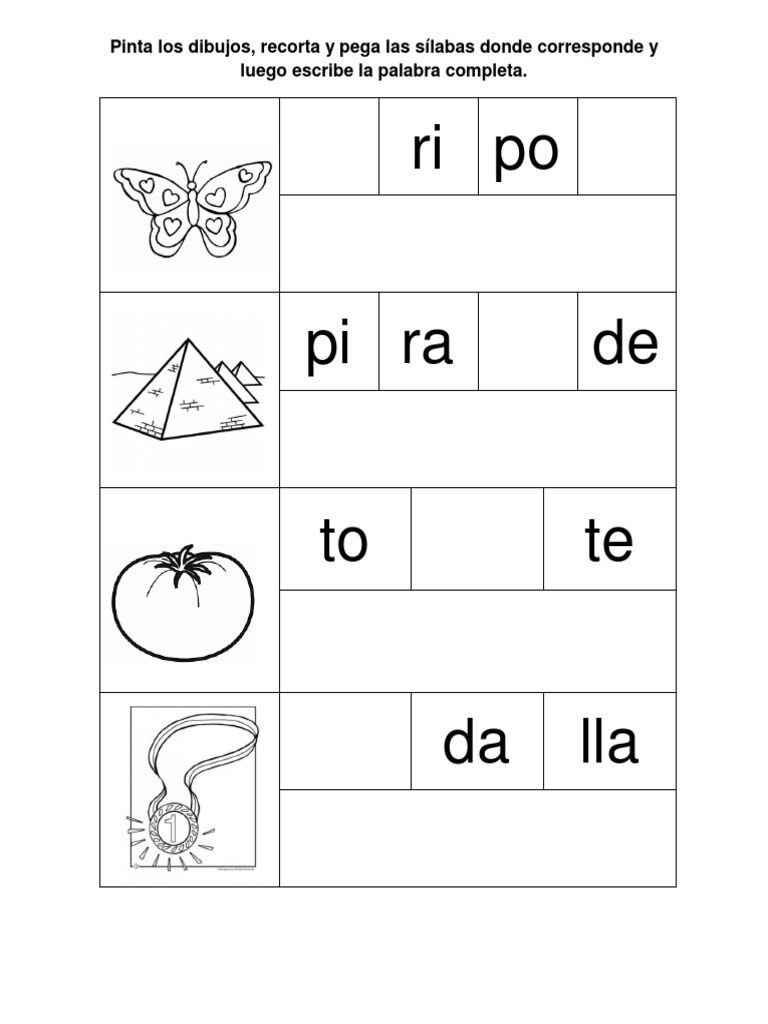 Actividades con la sílaba M | PDF
