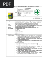 Sop Pemeriksaan Asam Urat Metode Poct | PDF