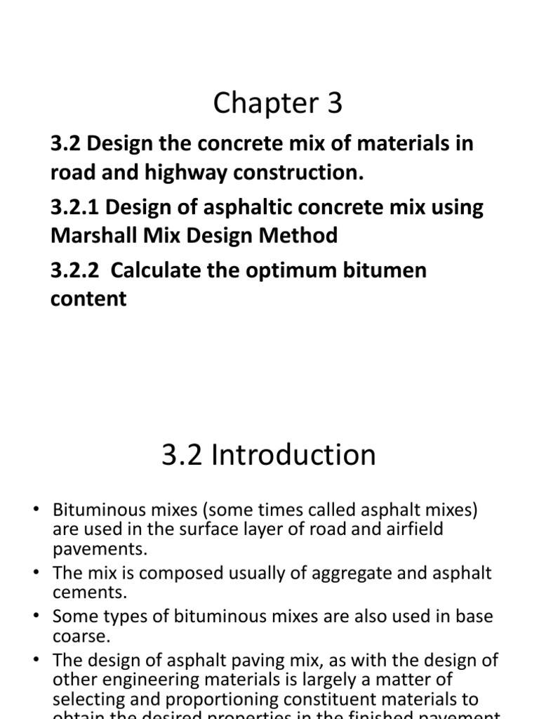 Chapter 3 Marshall Specimen | PDF | Road Surface | Asphalt