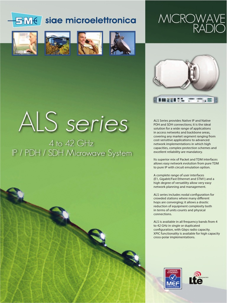 SIAE - ALC+ ODU Universal SDH PDF | PDF