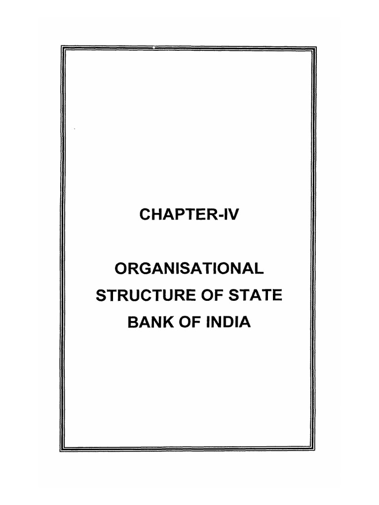 Organizational Structure of SBI | Goal | Employment | Free 30-day Trial ...