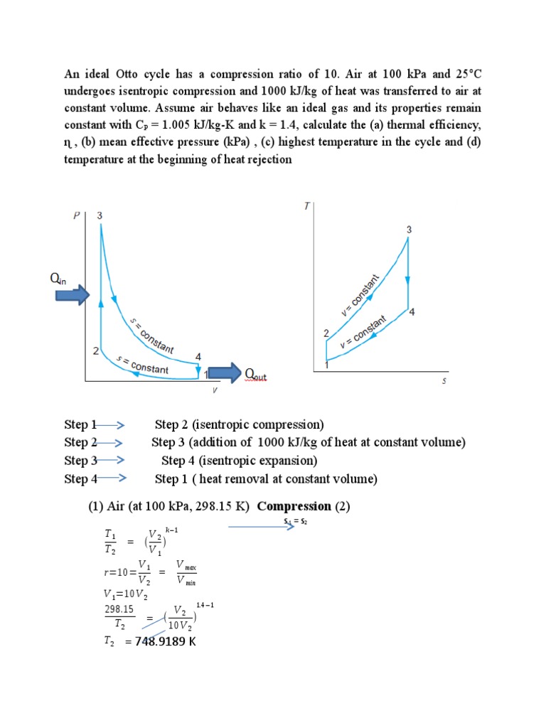Ideal Otto Cycle | PDF | Scientific Phenomena | Nature