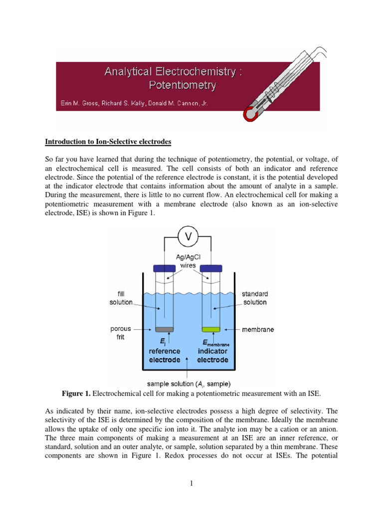 Introduction to Ion-Selective Electrodes | PDF | Ion Exchange | Ion