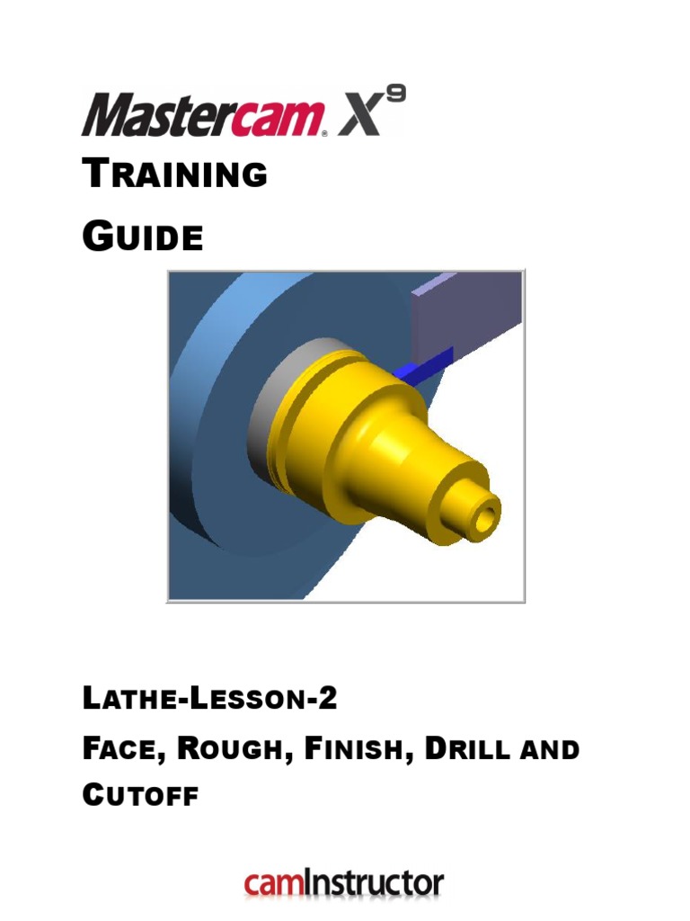 1 Mastercam Lathe Lesson 2 | PDF | Machine Tool | Icon (Computing)