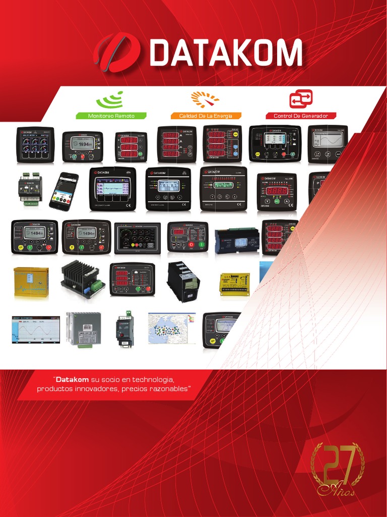 Datakom Spanish Catalogue | PDF | Energia electrica | Sistema Integrado
