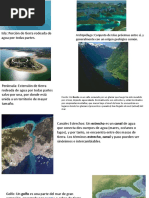 Diferencias entre cabo, península y golfo | PDF