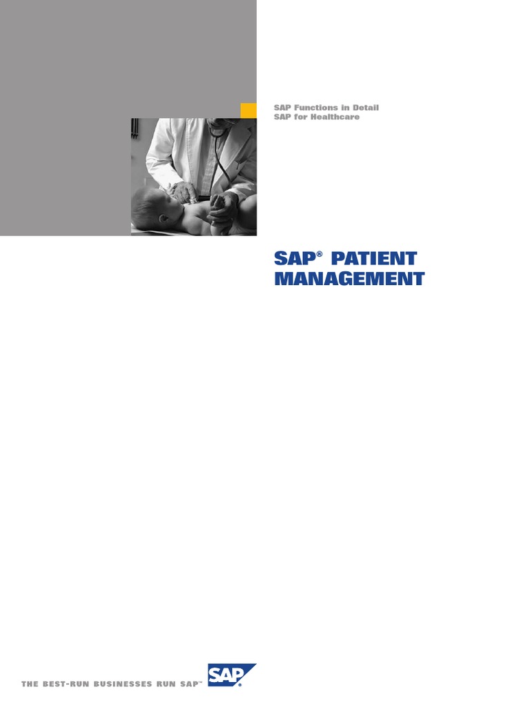 SAP Is H Patient Management | Descargar gratis PDF | Hospital | Sap Se