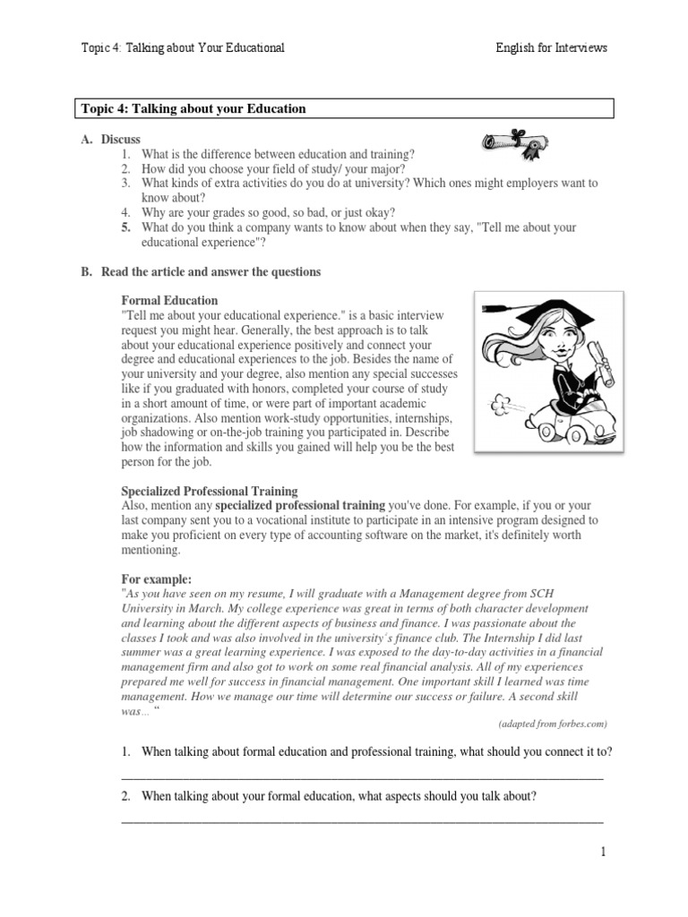 Topic 4 - Describing Education | PDF | Academic Degree | Master's Degree