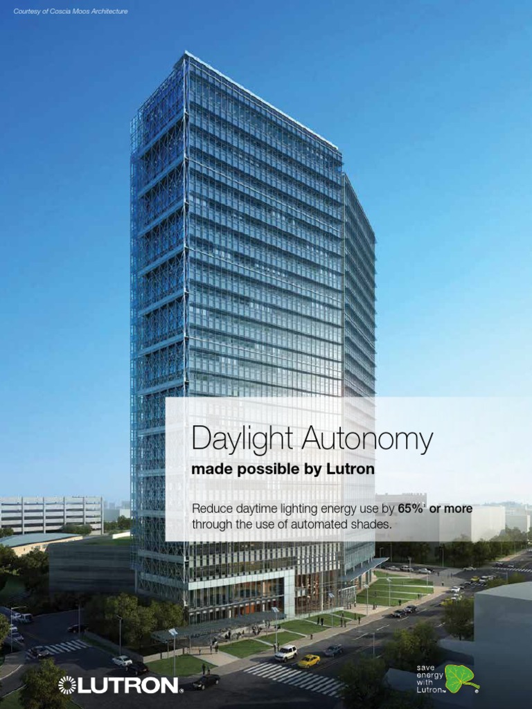Daylight Autonomy: Made Possible by Lutron | PDF | Leadership In Energy ...