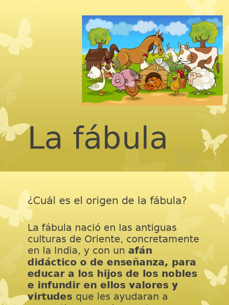 La Fábula | PDF | Ficción general