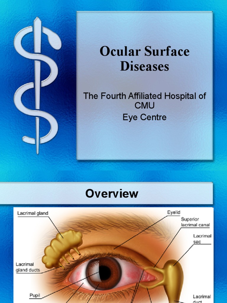 Ocular Surface Diseases Overview | PDF | Medical Specialties ...