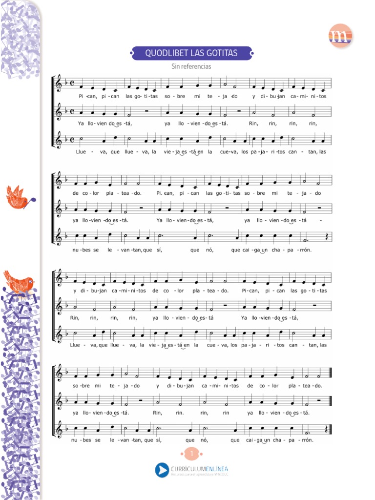 Quodlibet Las Gotitas PDF | PDF