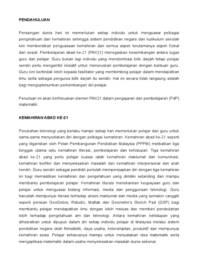 Elemen PAK21 PDF | PDF | Karier & Perkembangan | Kesehatan Holistik